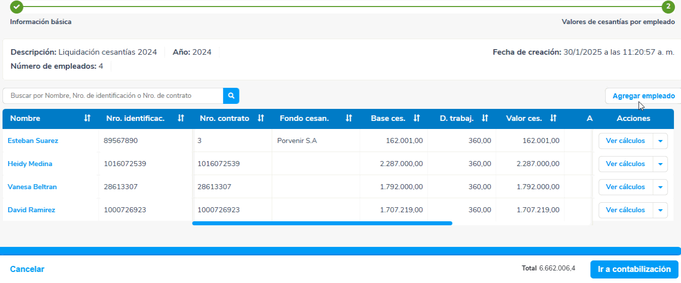 Proceso de cesantías e intereses anuales nómina electrónica PRO ...